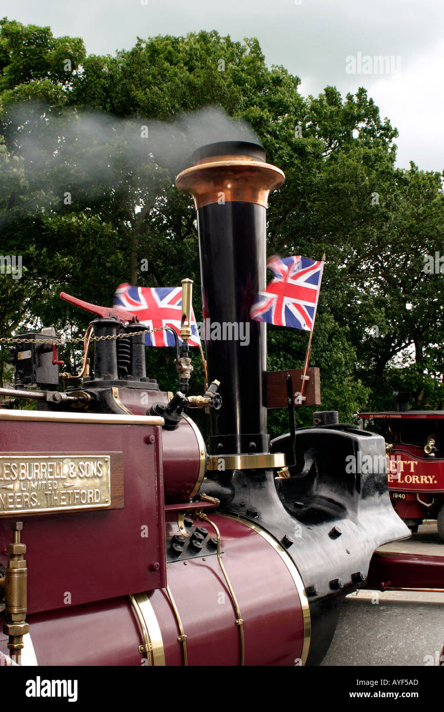 Ty Pan Burrell steam roller Stock Photo - Alamy