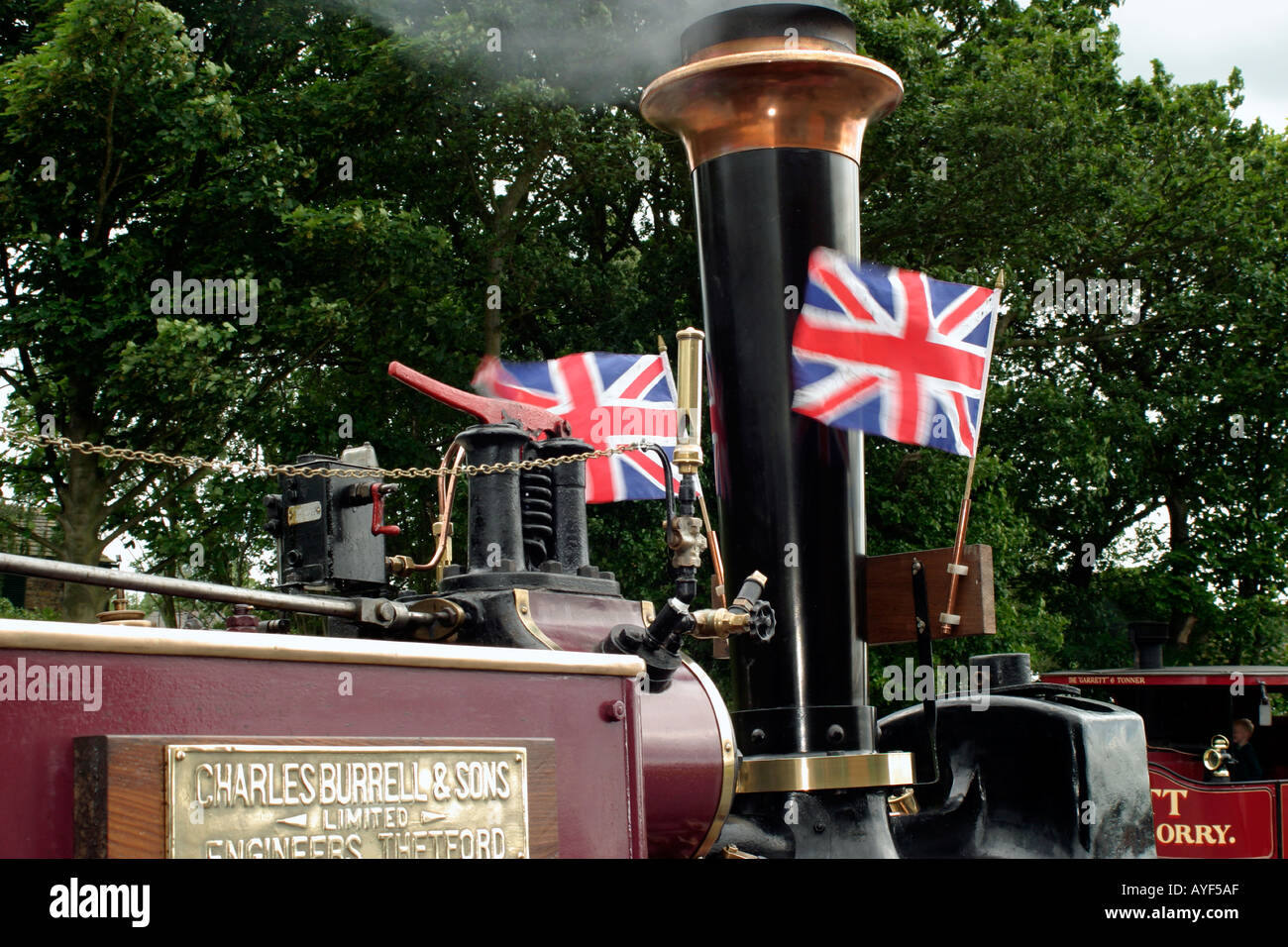 Ty Pan Burrell steam roller Stock Photo - Alamy