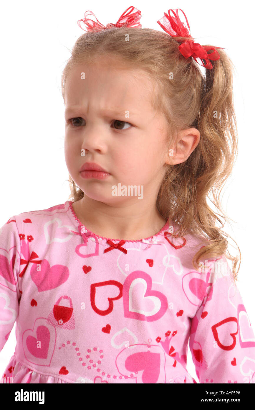 Scowling child hi-res stock photography and images - Alamy