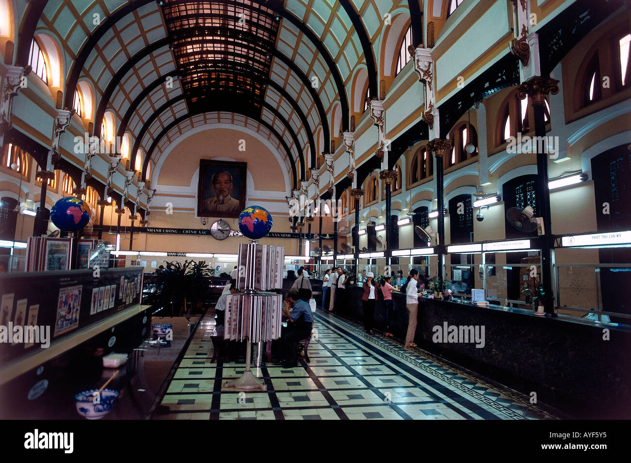 Inside post office hi-res stock photography and images - Alamy