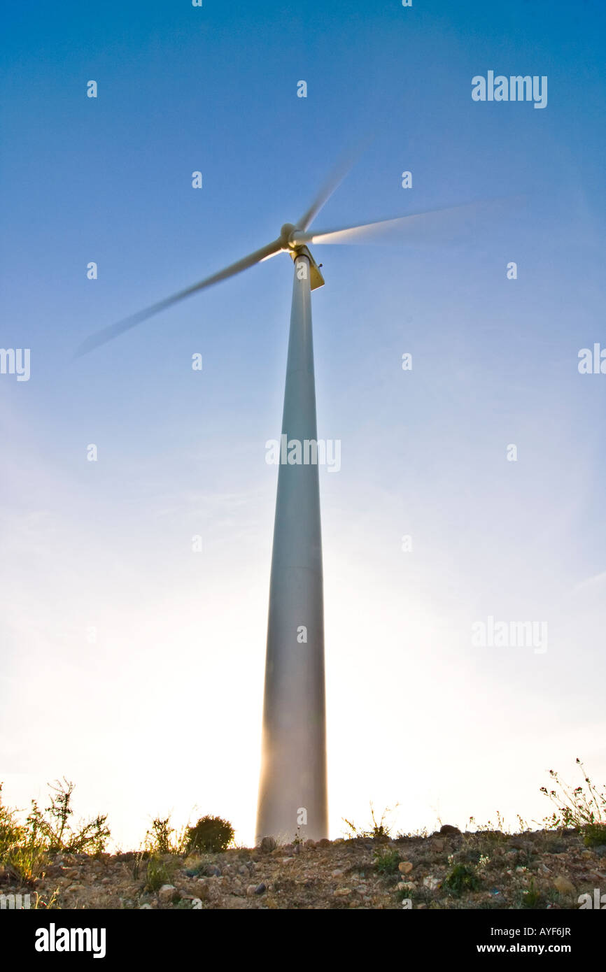 Alternative power generator viewed from below Stock Photo - Alamy