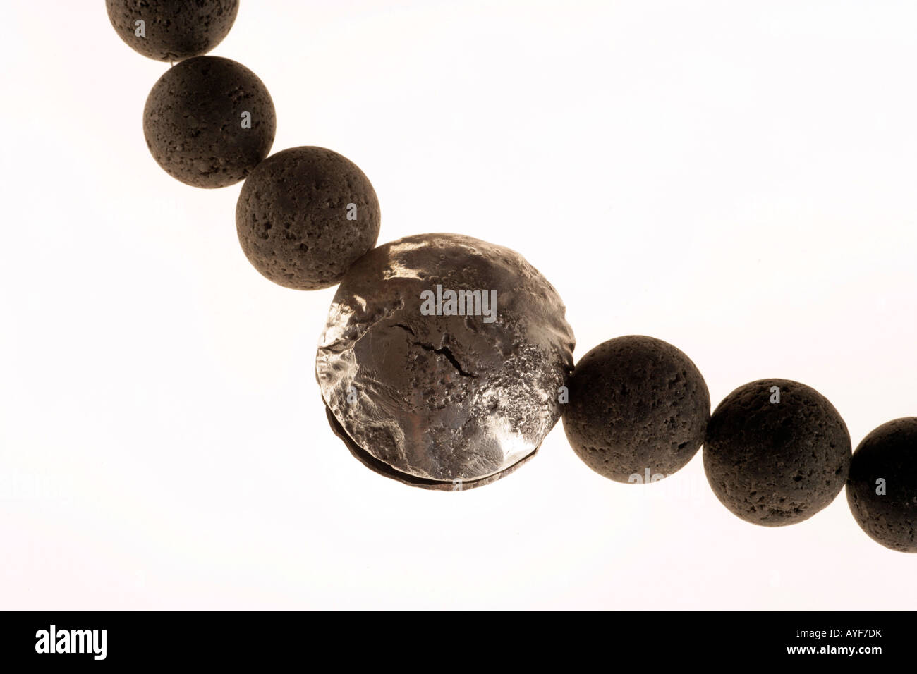 silver jewelery semi precious lava rock stone contemporary modern ...