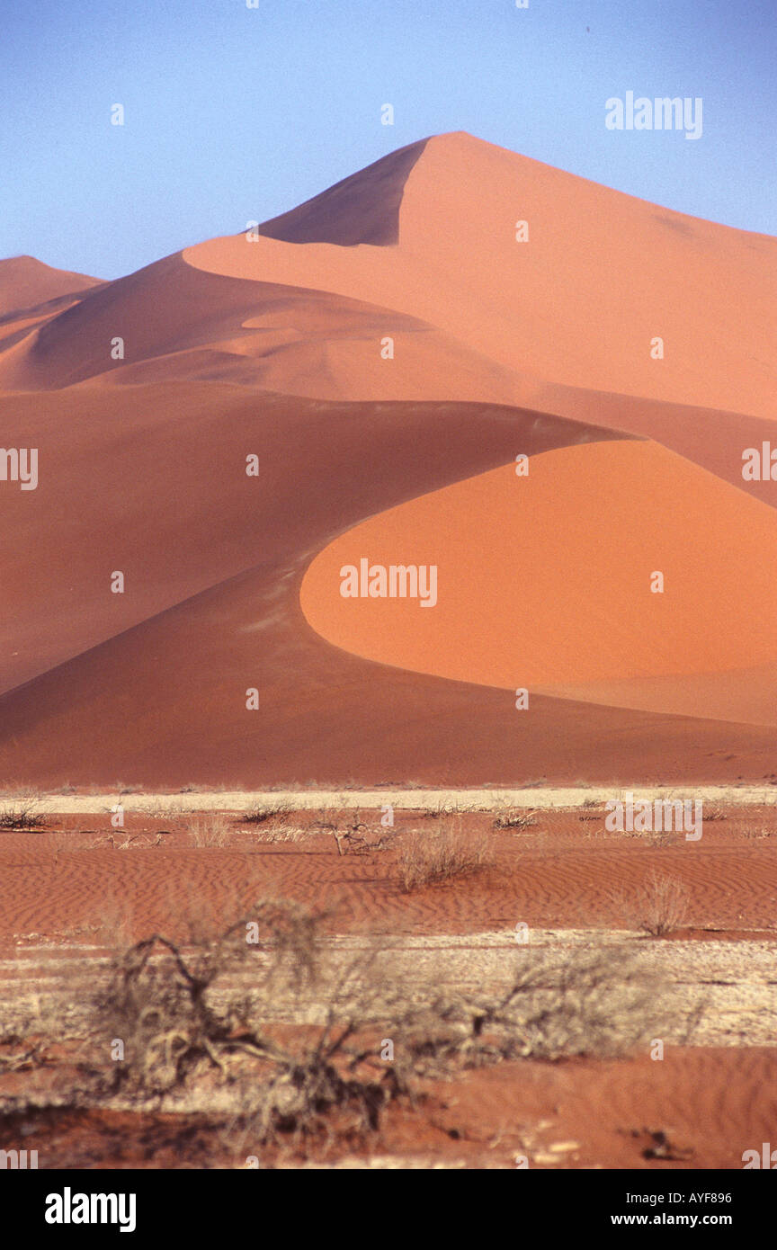 Sand dunes in Sossusvlei Namibia southern Africa Stock Photo - Alamy