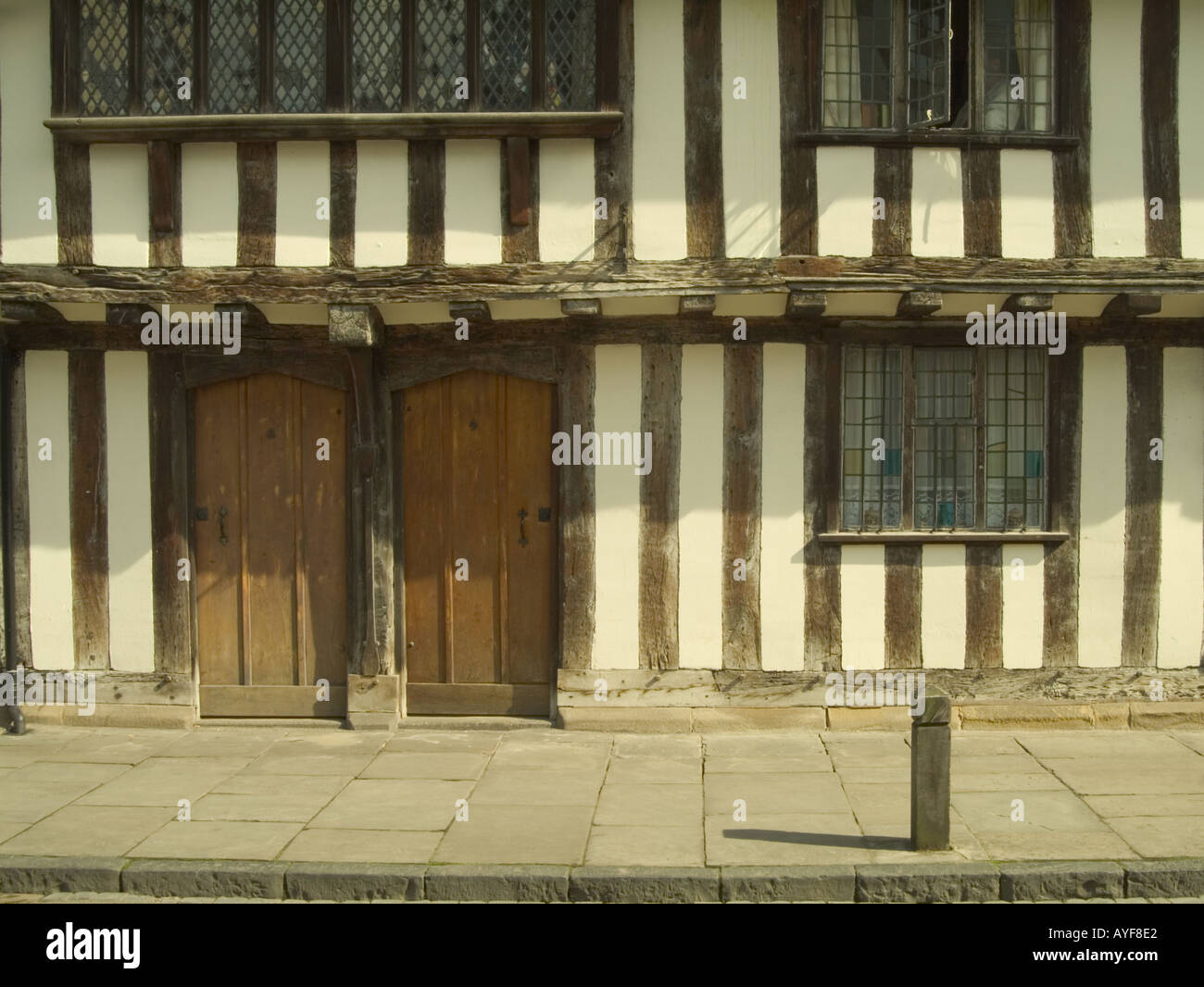 half timber Tudor architecture Stratford upon Avon Warwickshire England ...