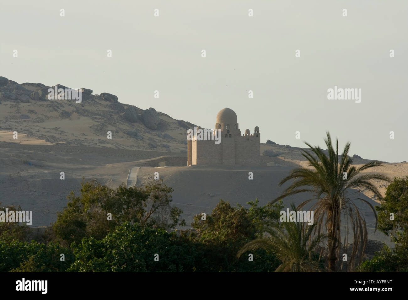 Mausoleum of the Aga Khan Aswan or Assuan Nile Valley Southern Upper ...