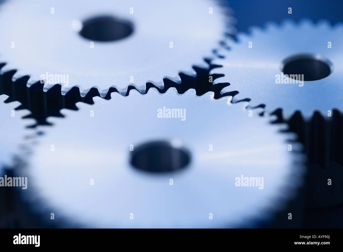 Close up of cog wheels Stock Photo - Alamy