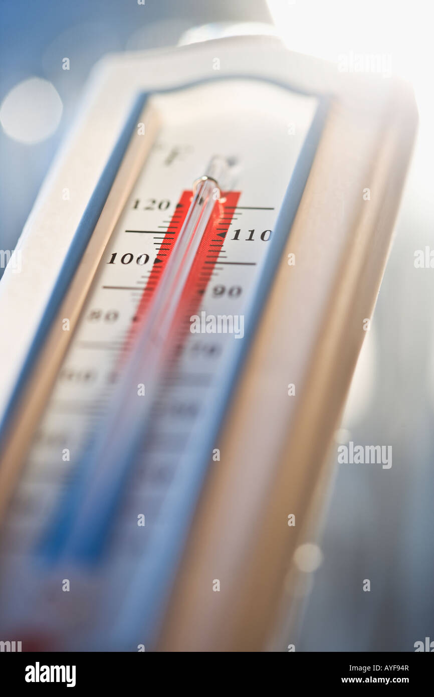 Close up of thermometer Stock Photo - Alamy