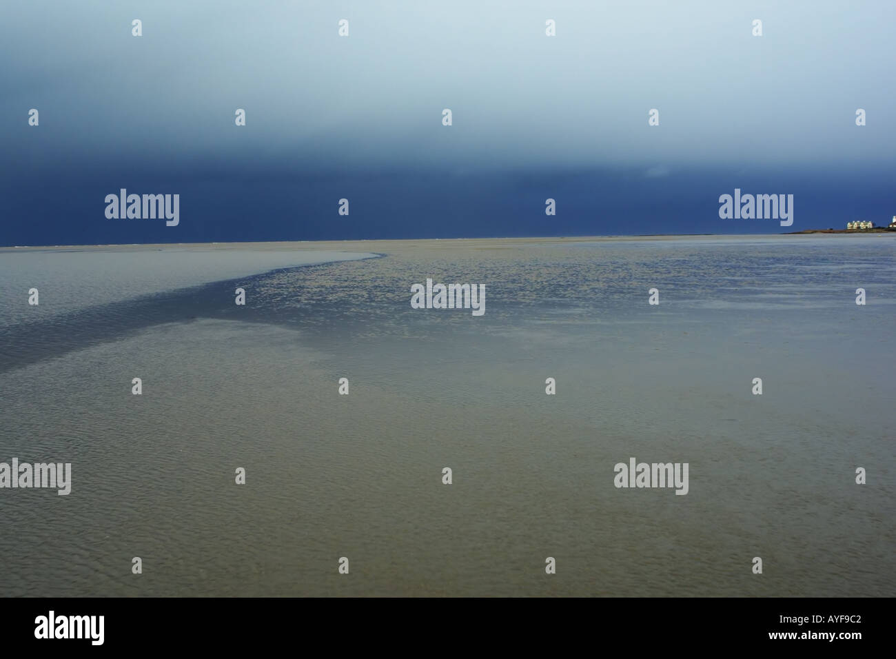 Sands of the Dee Estuary at Hoylake Stock Photo - Alamy