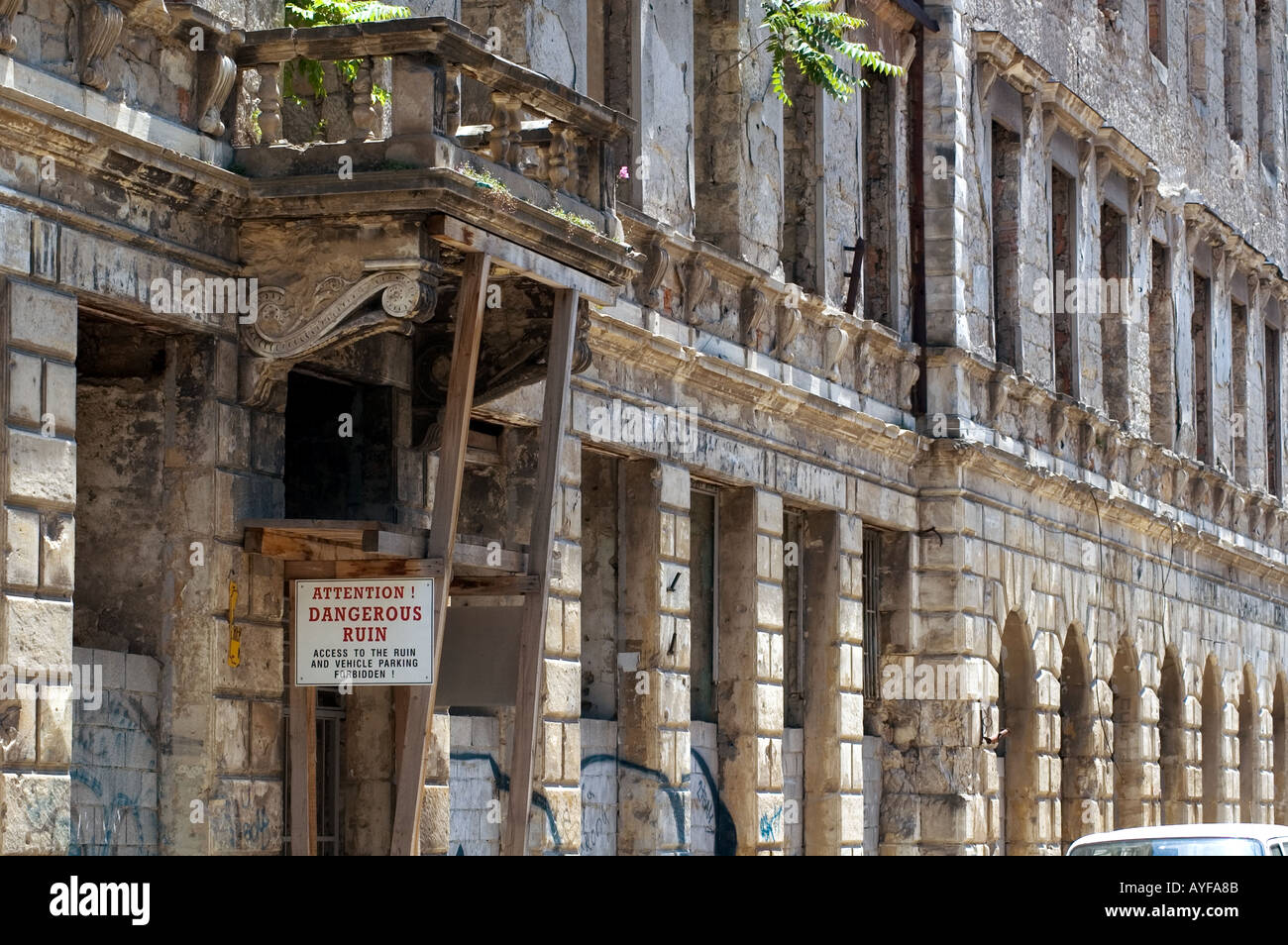 War damaged buildings in Mostar, Bosnia and Herzegovina Stock Photo - Alamy