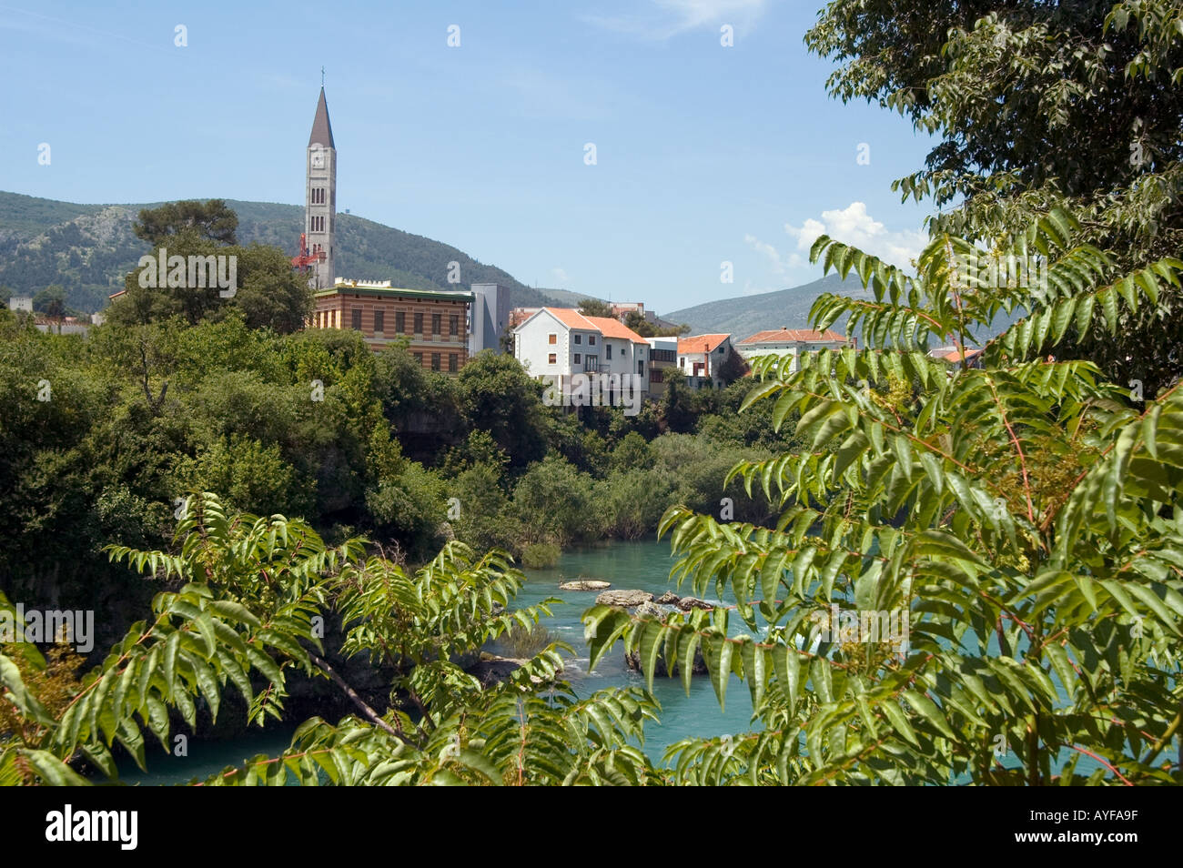 Mostar bridge war damage hi-res stock photography and images - Alamy