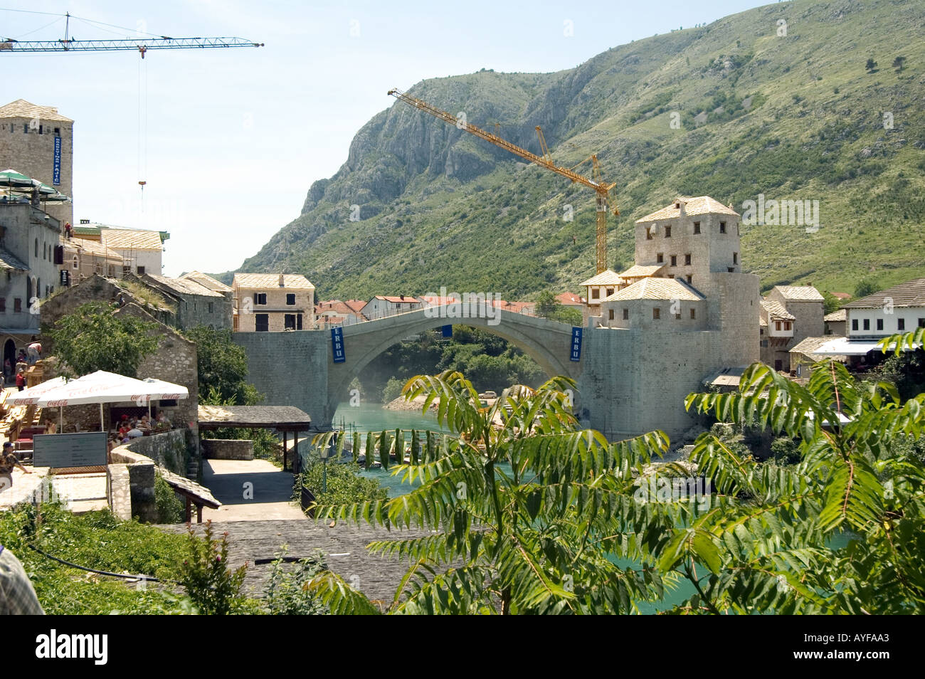 Mostar bridge war damage hi-res stock photography and images - Alamy