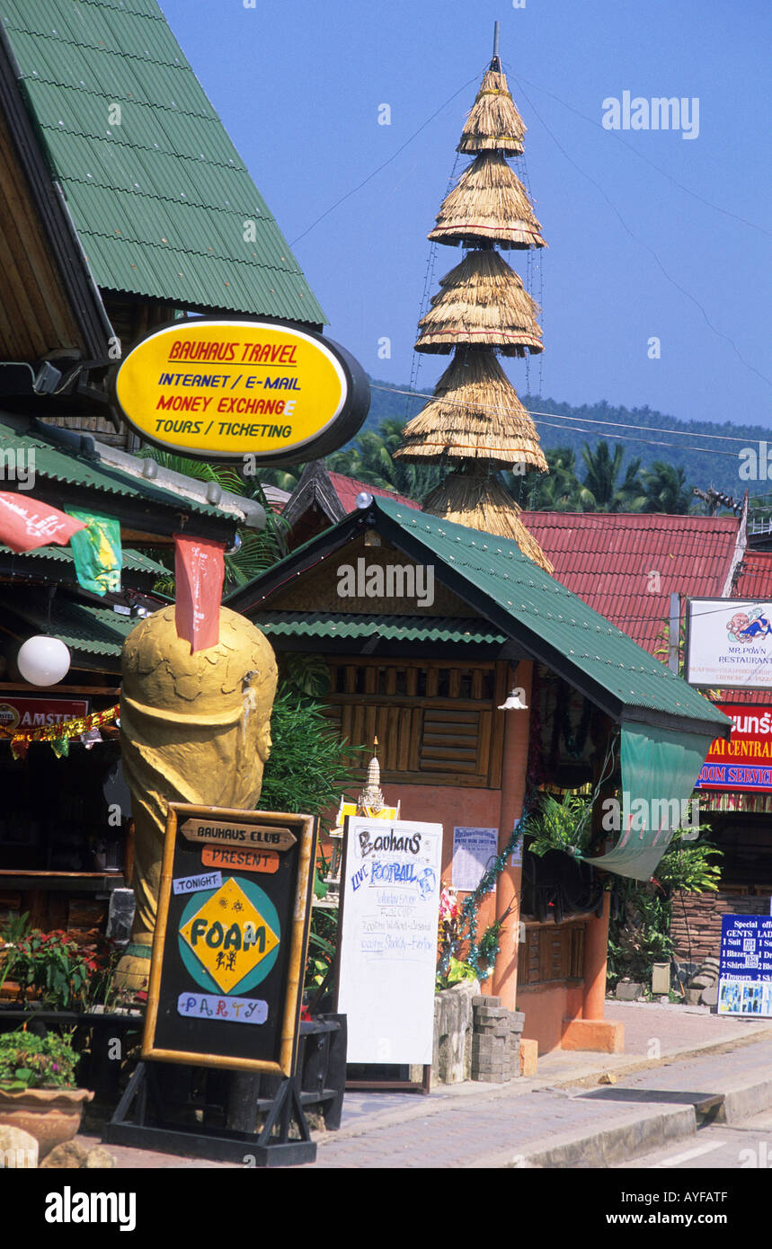 A typical tourist based restaurant in Lamai on Ko Samui Stock Photo - Alamy