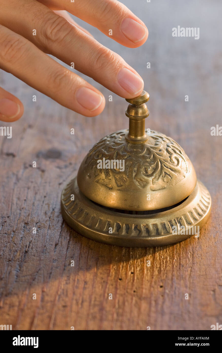 Old man ringing bell hi-res stock photography and images - Alamy