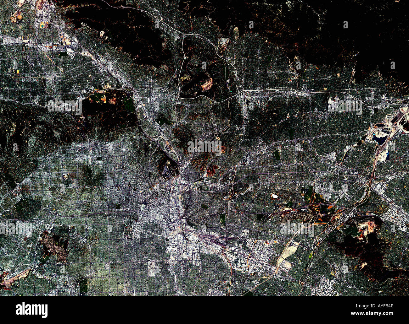 Map Of Los Angeles High Resolution Stock Photography and Images - Alamy