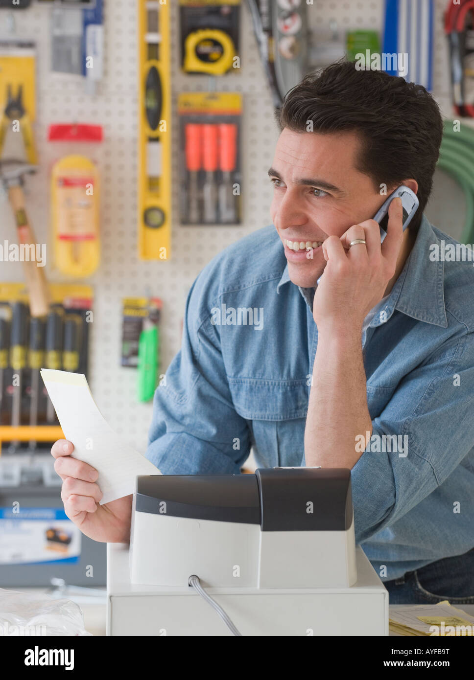 Sales clerk hi-res stock photography and images - Alamy