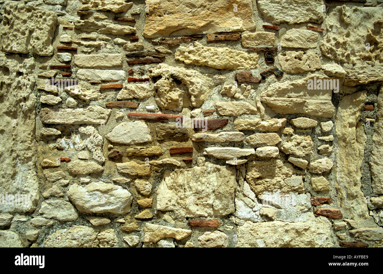 Detail of a Roman Wall at Ancient Kourion Cyprus Stock Photo - Alamy