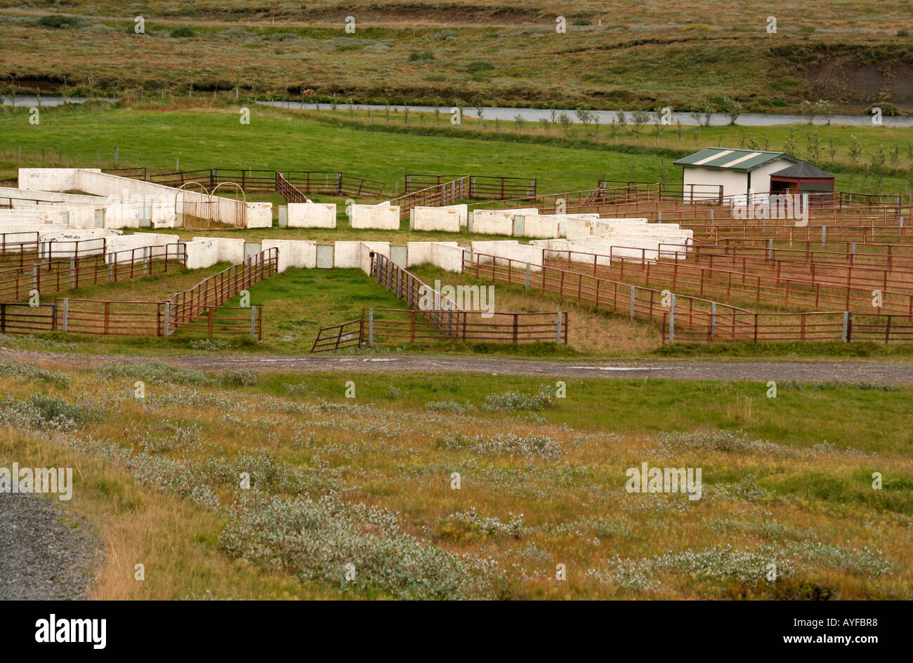 Empty sheep pen hi-res stock photography and images - Alamy