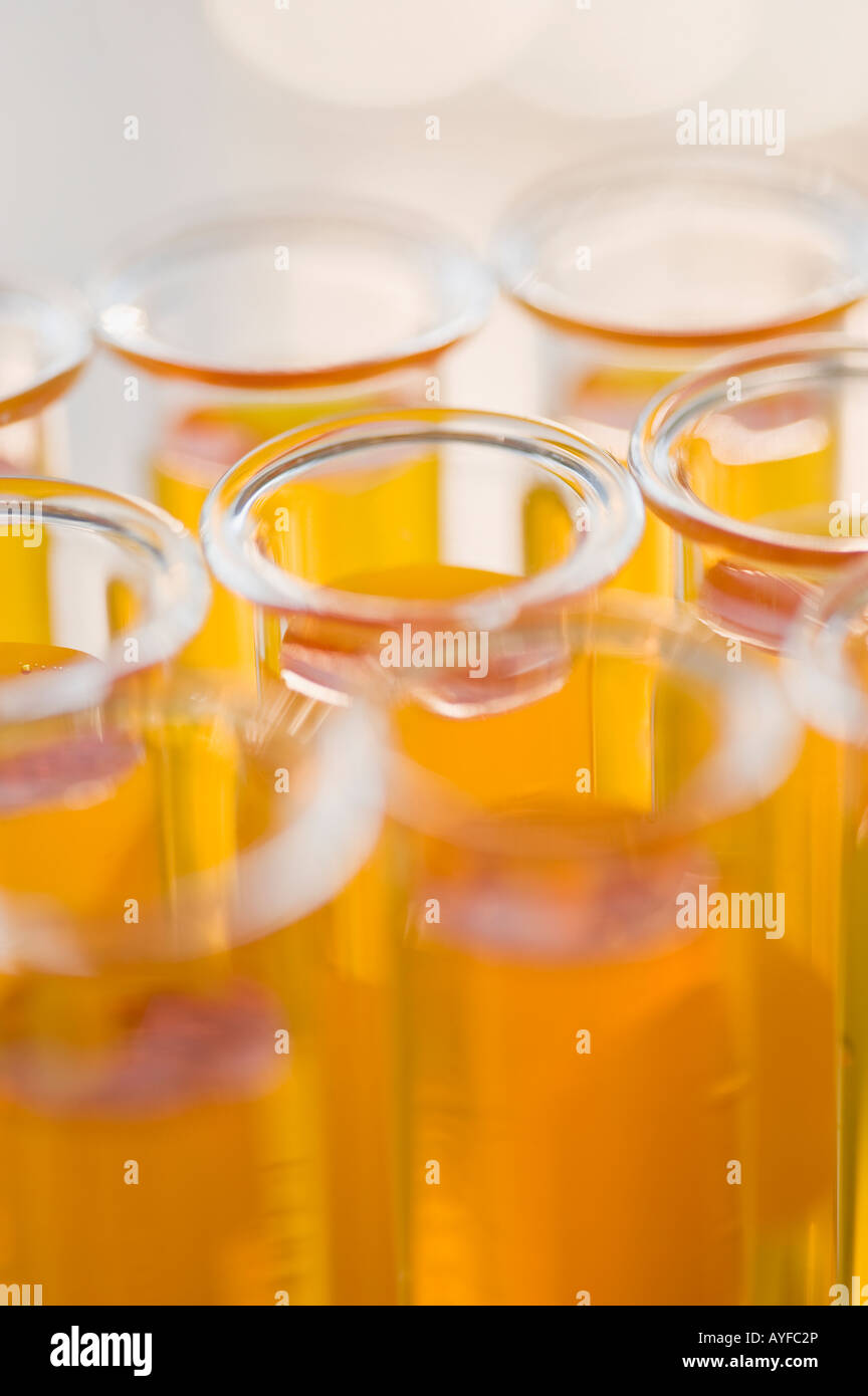 Vials yellow hi-res stock photography and images - Alamy