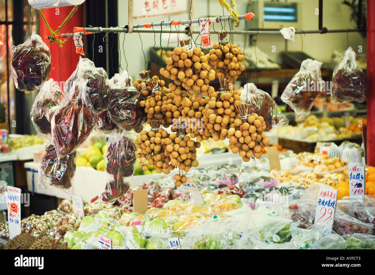 Vancouver Chinese market Stock Photo - Alamy