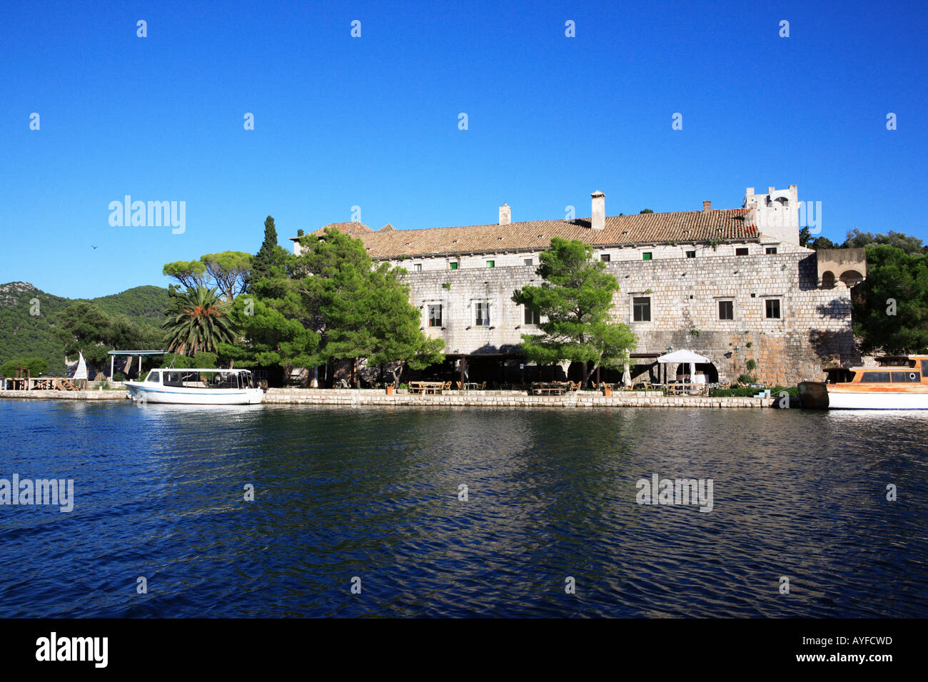 St Mary's Monastery, Mljet, Croatia Stock Photo - Alamy
