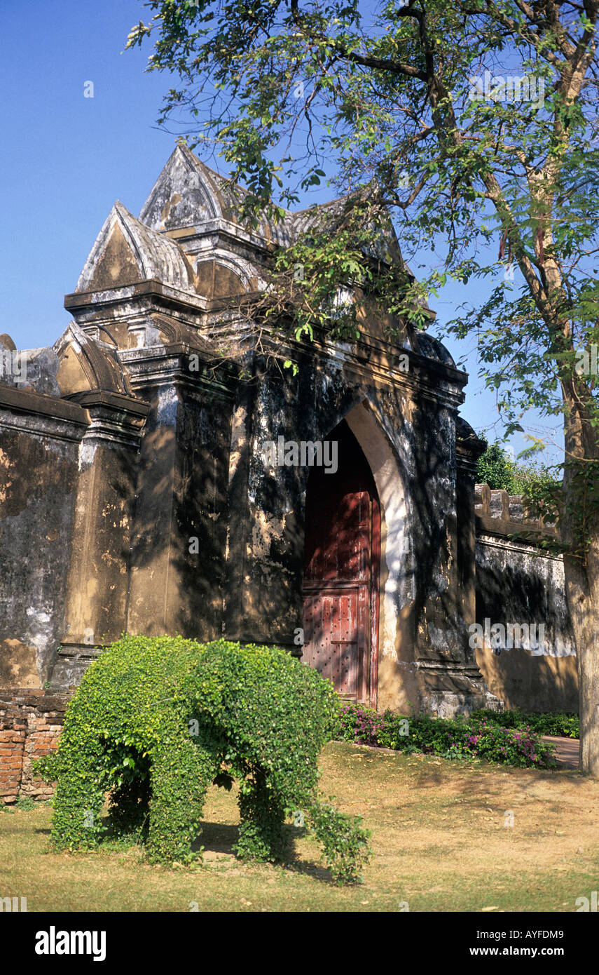Gates of Phra Narai Ratchanivet Palace Lopburi Stock Photo - Alamy