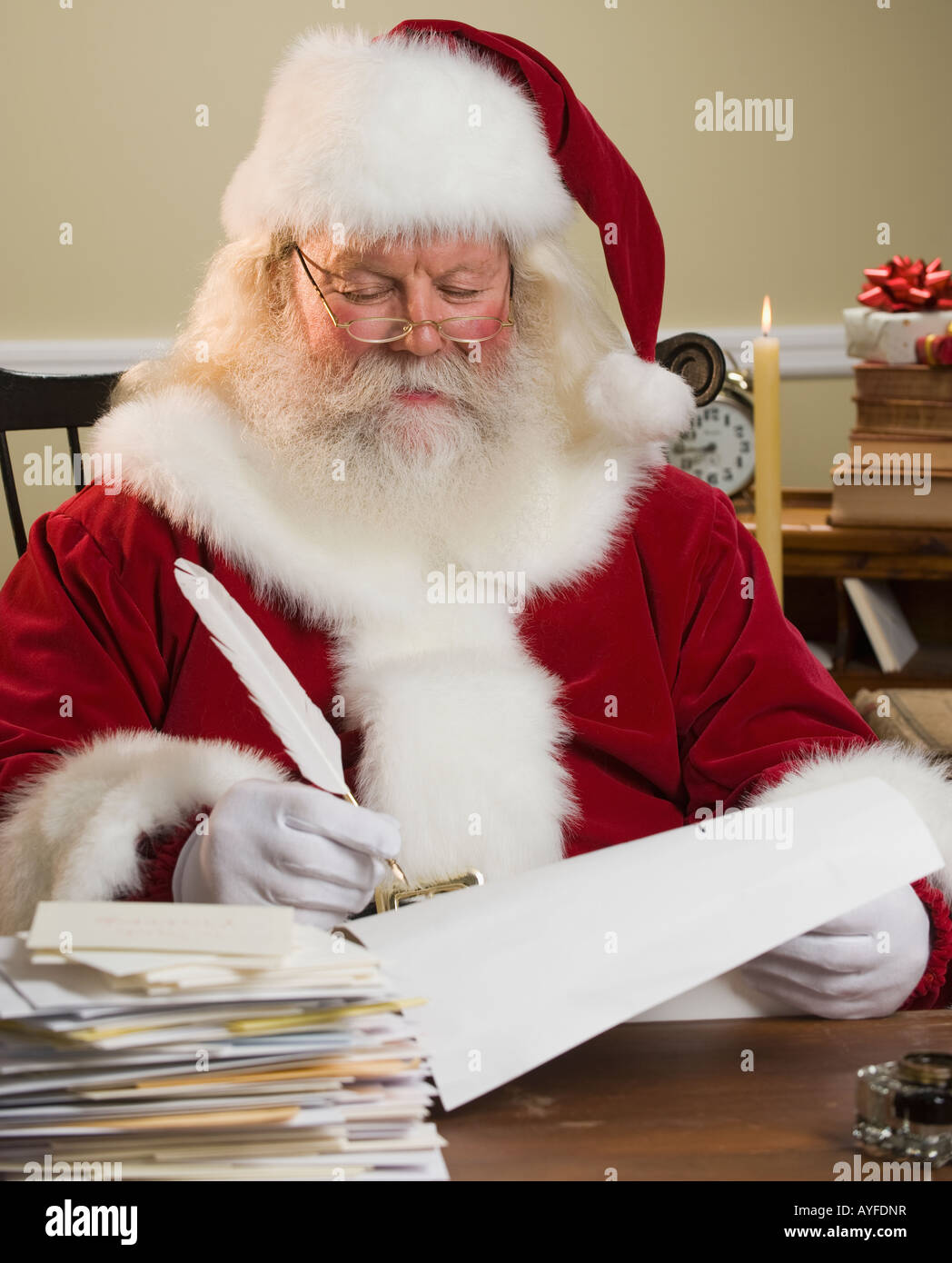 Santa Writing Desk High Resolution Stock Photography and Images - Alamy