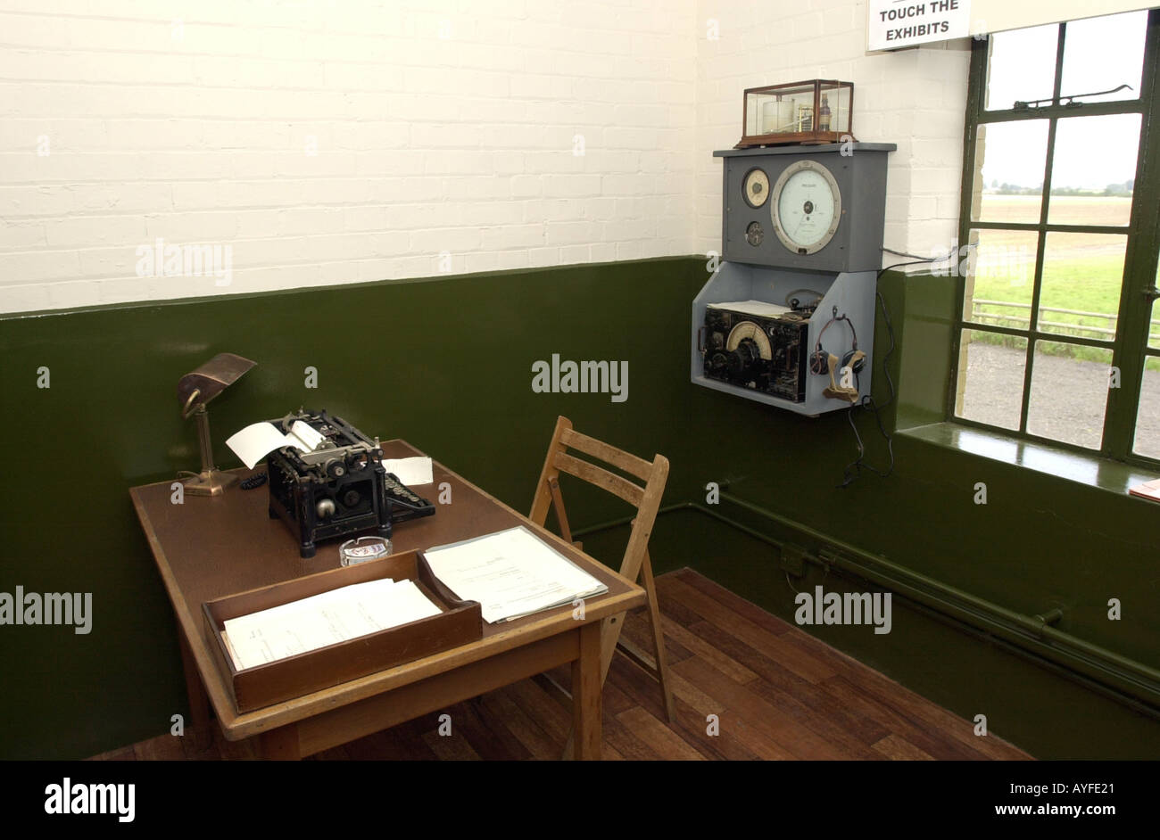 Communications room at RAF Twinwood. The base from which Glenn Miller ...