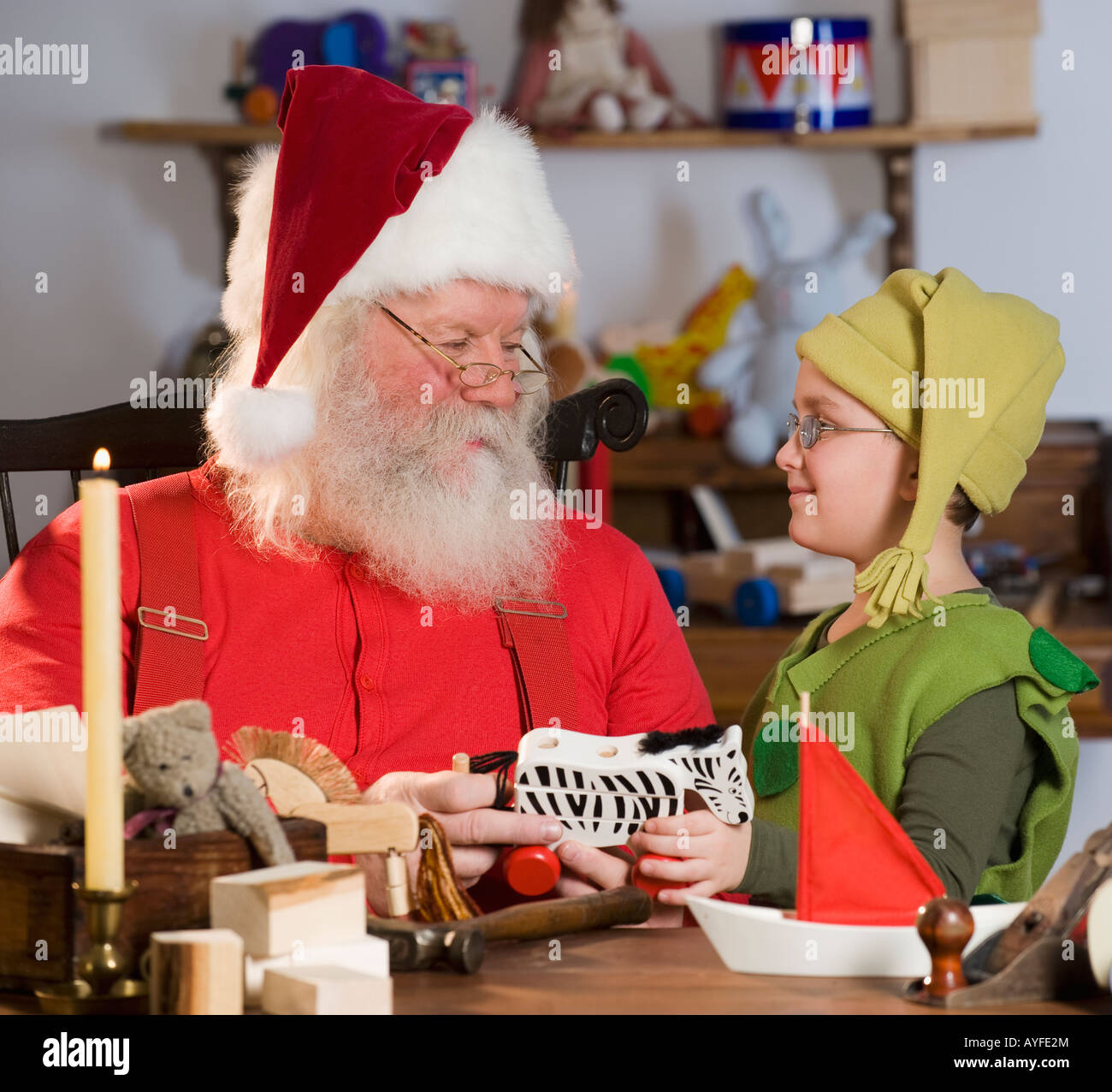 Santa elf hi-res stock photography and images - Alamy