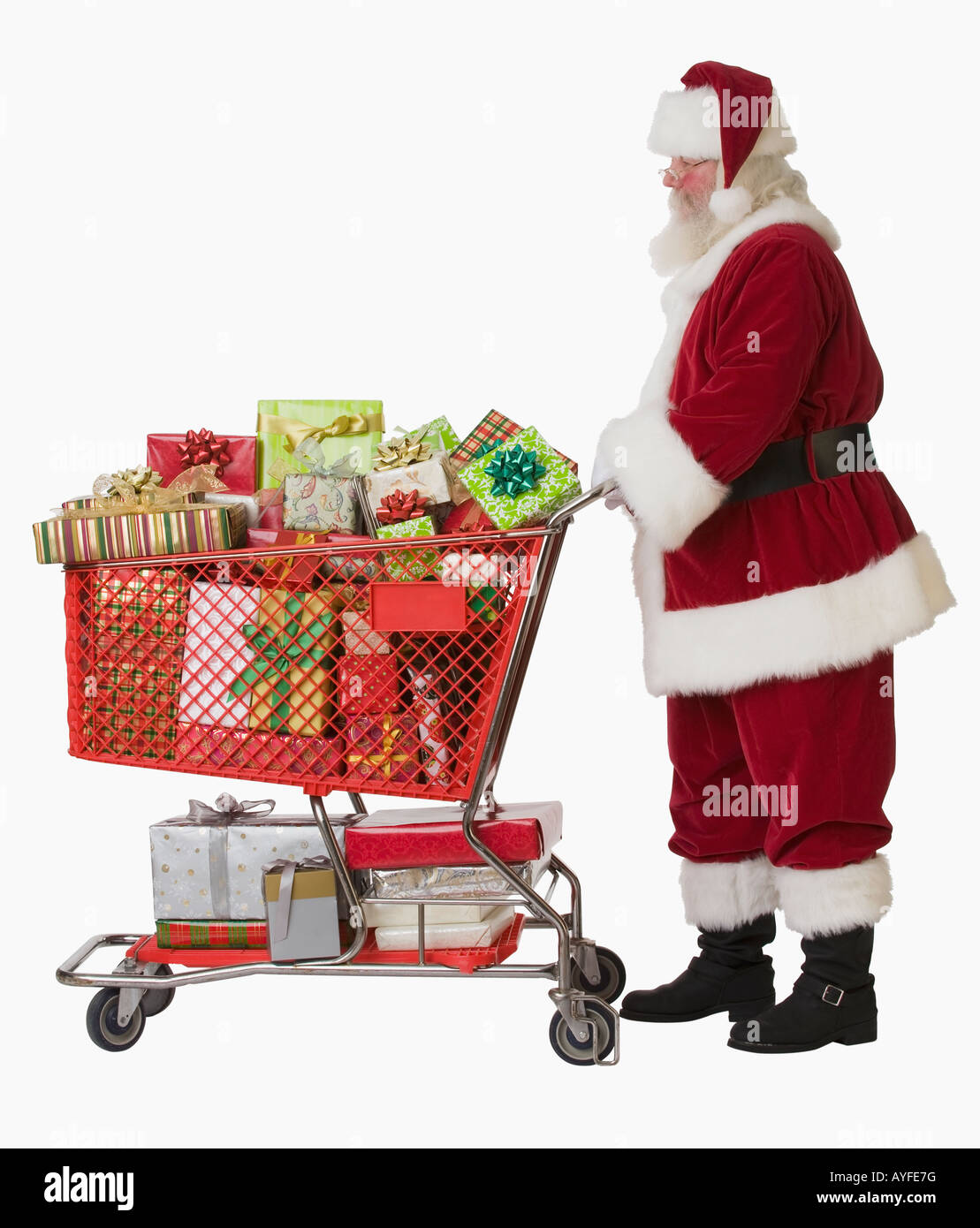 Santa Claus Delivering Gifts High Resolution Stock Photography and Images - Alamy