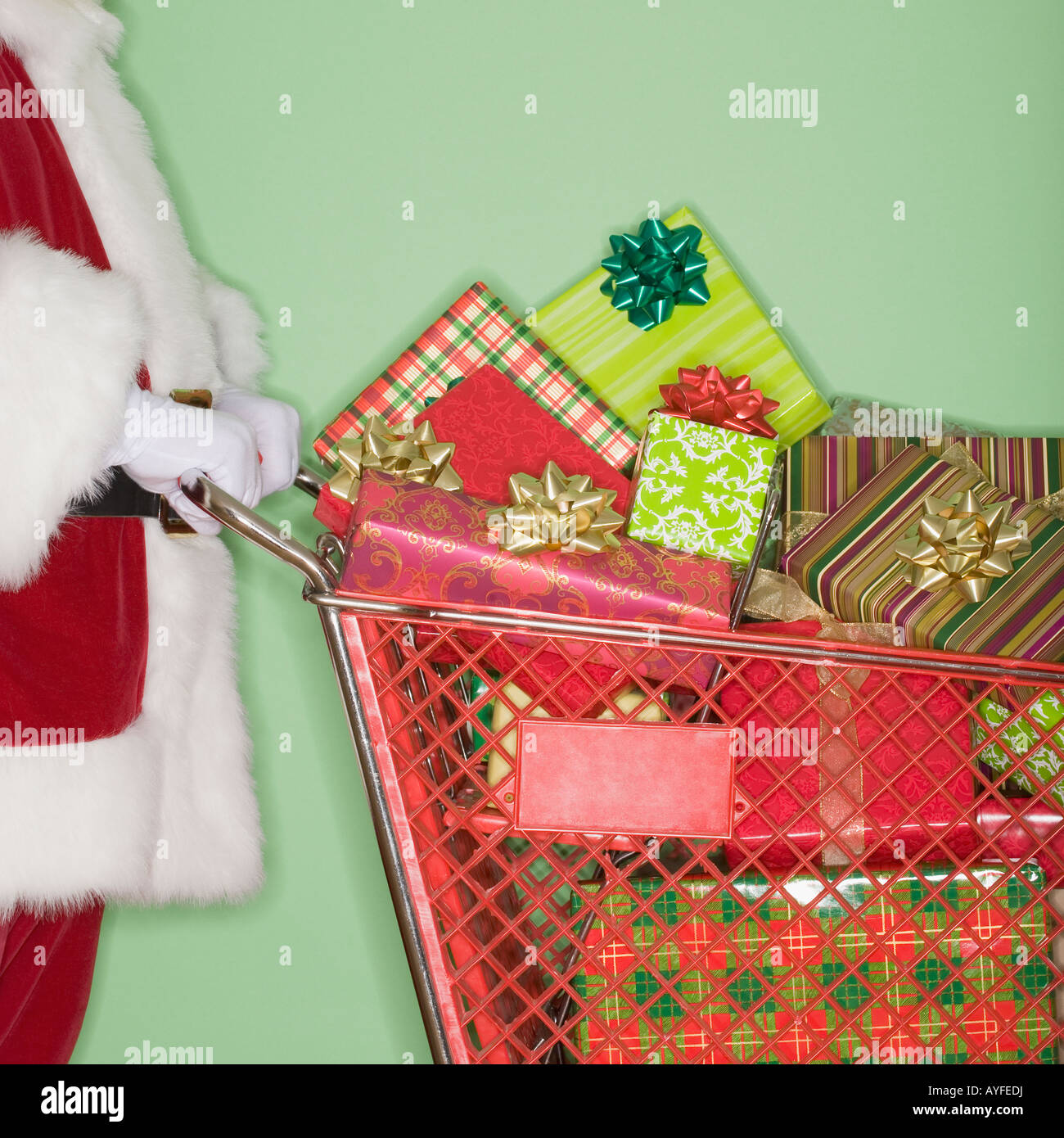 Santa claus delivering gifts hi-res stock photography and images - Alamy