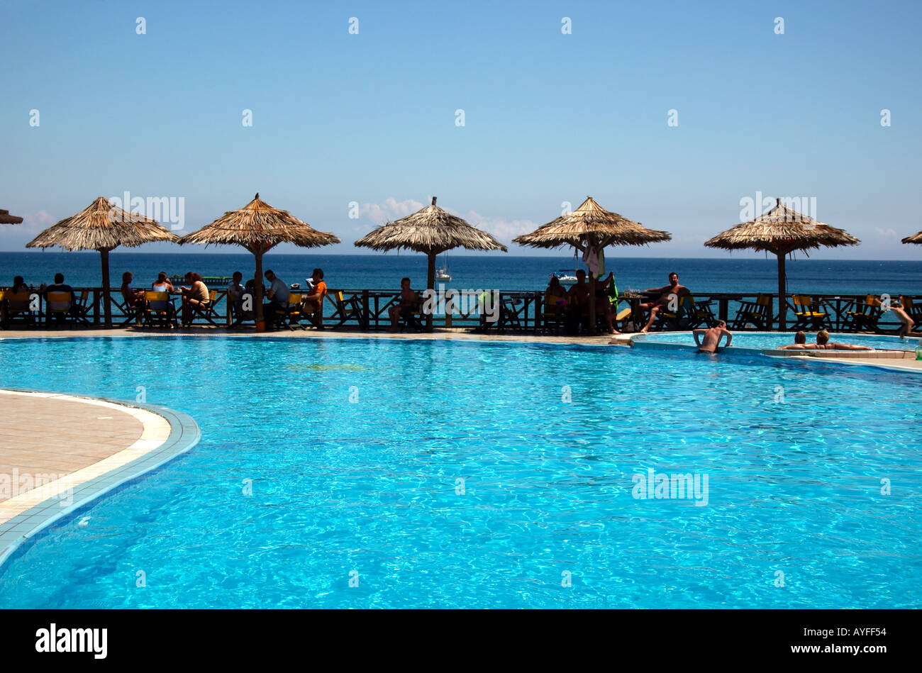 Valtos Beach Parga Greece Stock Photo - Alamy