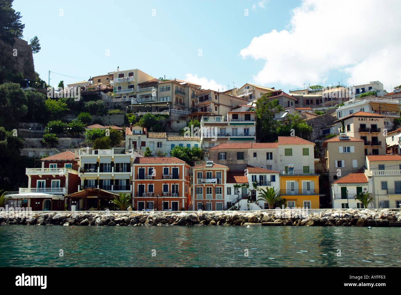 Parga seafront greece hi-res stock photography and images - Alamy