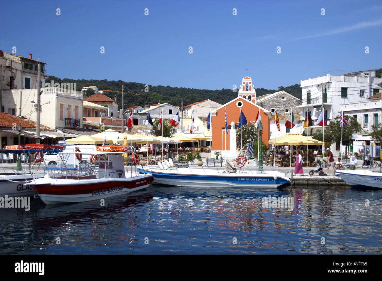 Gaios Paxos Greece Stock Photo - Alamy