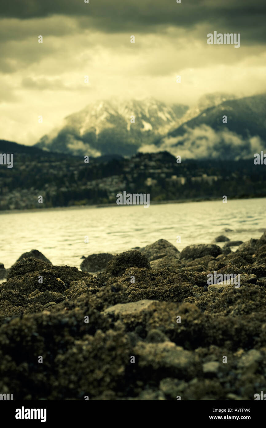 mountain view from Vancouver Stock Photo - Alamy