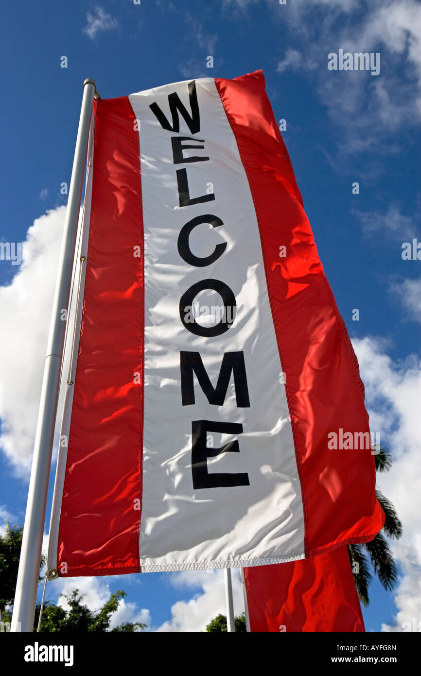 Banner welcome hi-res stock photography and images - Alamy