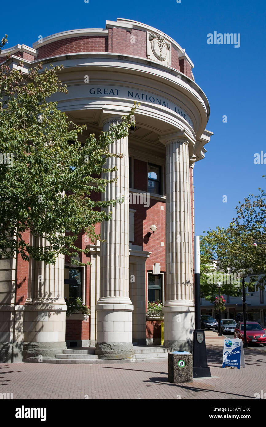 The Frontier building now a bank Nanaimo Vancouver island Canada Stock ...