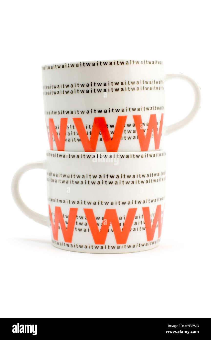 series object on white kitchen utensil tea cup Stock Photo - Alamy