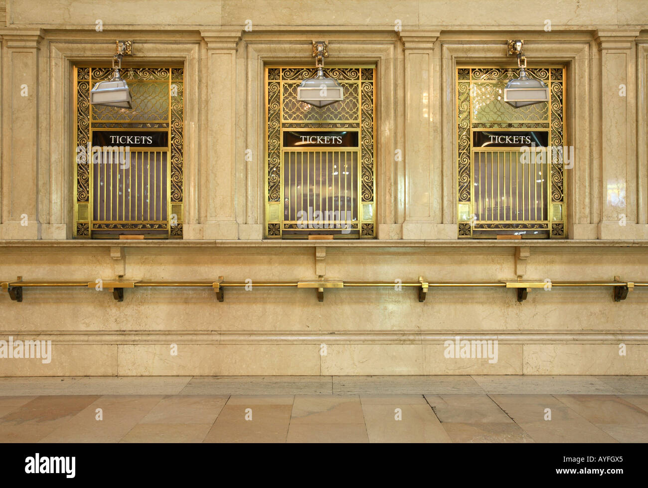 Ticket Windows at Grand Central Station, New York City Stock Photo - Alamy