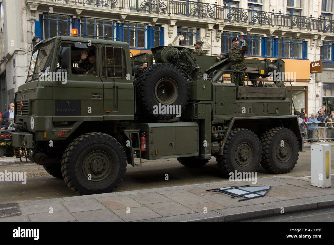 The Lord Mayors Show procession 151 Sp Regiment RLC November 2006 Stock ...
