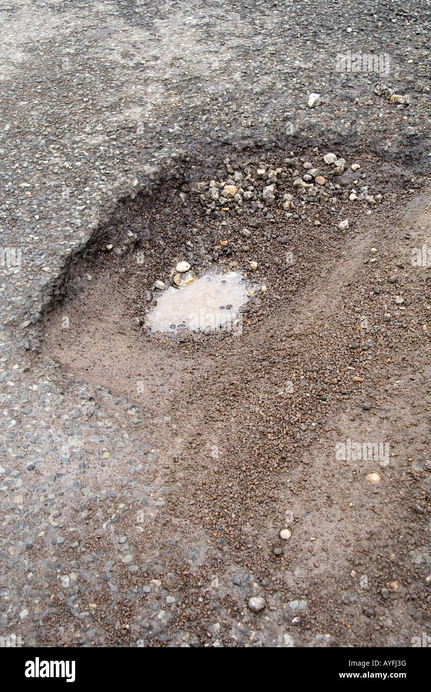 Holes in tarmac hi-res stock photography and images - Alamy
