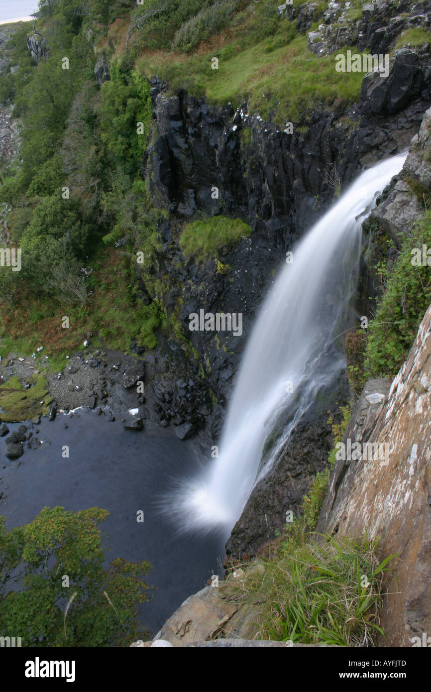 Eas Fors Waterfall on the west coast of Mull, Scotland Stock Photo - Alamy
