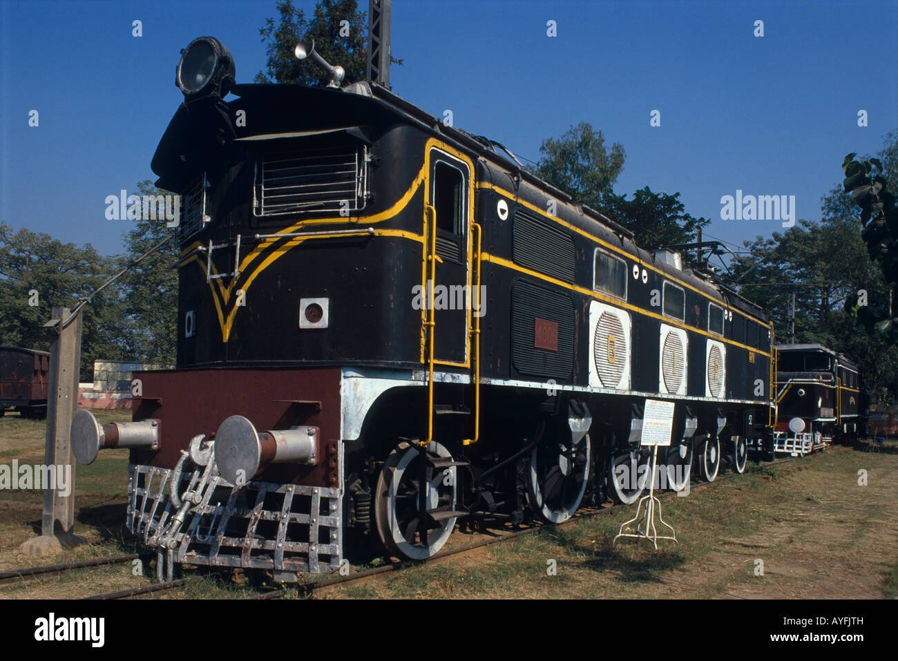 diesel locomotive Indian rail museum delhi Stock Photo - Alamy