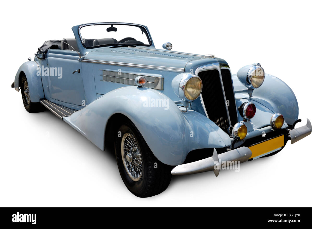 Vintage style car Cut Out Stock Images & Pictures - Alamy