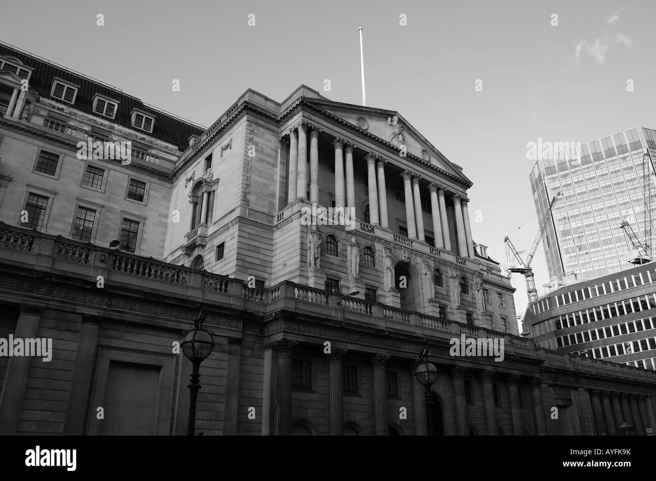 Pound sterling bank building Black and White Stock Photos & Images - Alamy