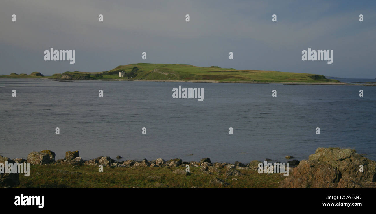 The island of Inchkenneth lies of the west coast of Mull, Scotland ...