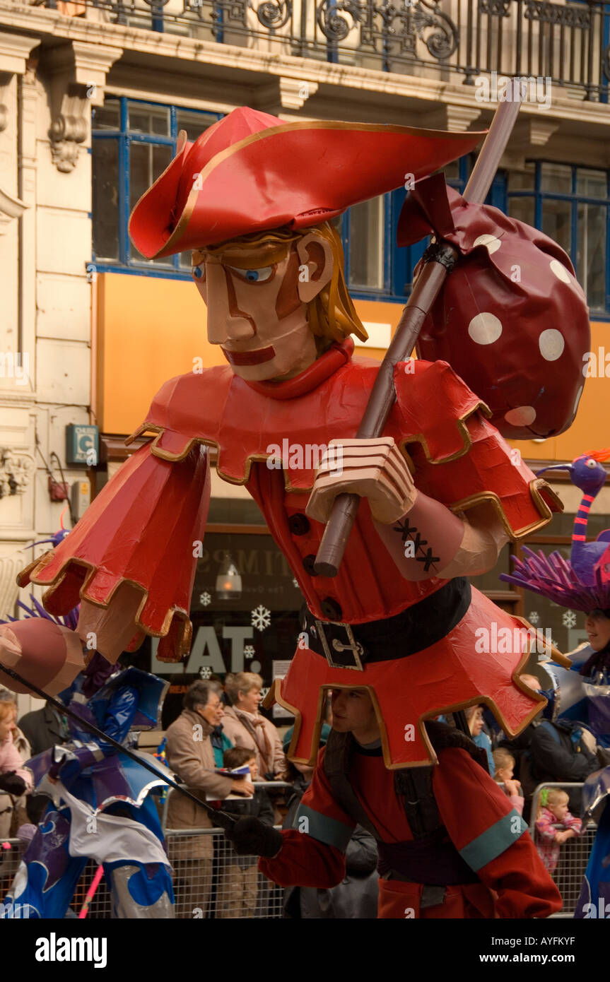 Dick Whittington in the procession at the Lord Mayors Show in the City ...