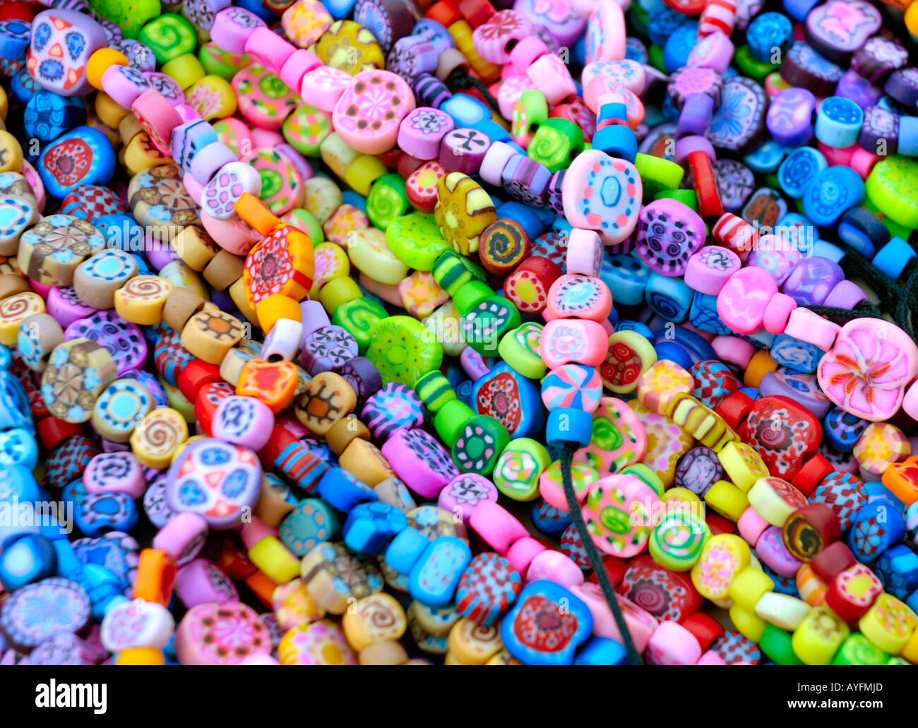 Colorful necklet hi-res stock photography and images - Alamy