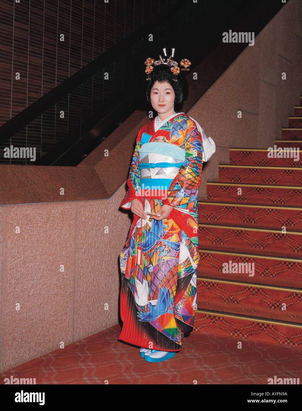 Traditional Japanese Woman Stock Photo - Alamy