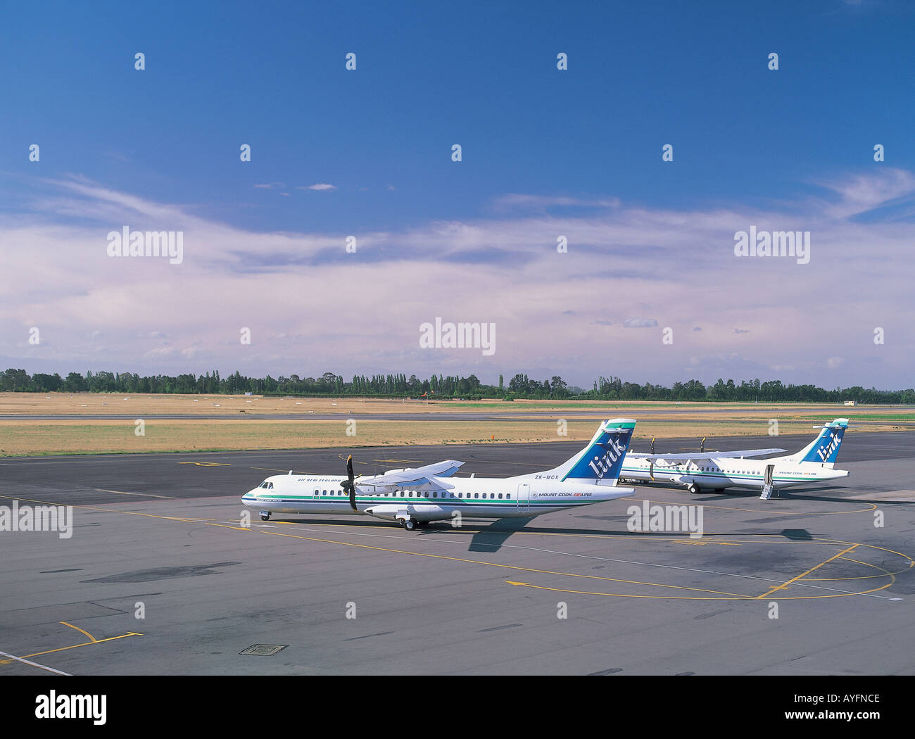 Airplane on Ground Stock Photo - Alamy