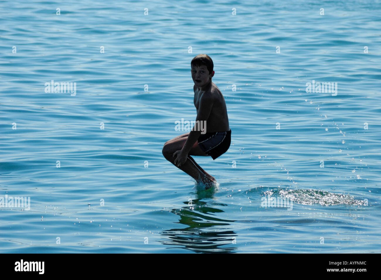 Water jump hi-res stock photography and images - Alamy
